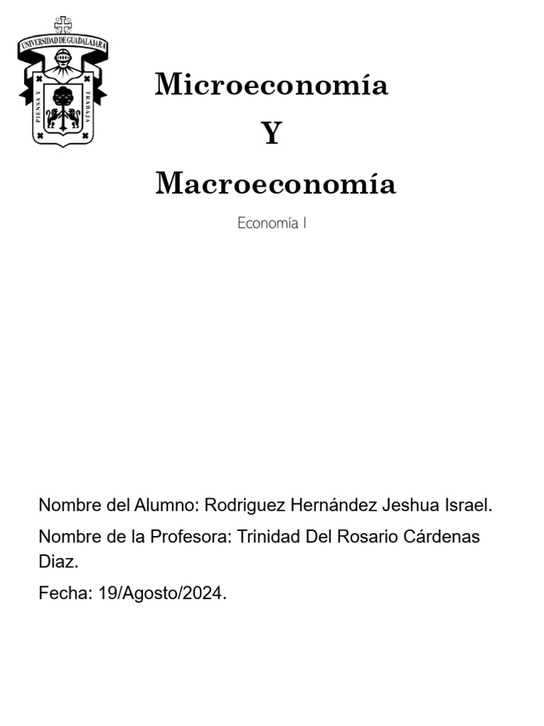 U1A2 - Rodriguez Hernandez - Jeshua Israel | PDF | Macroeconómica | México