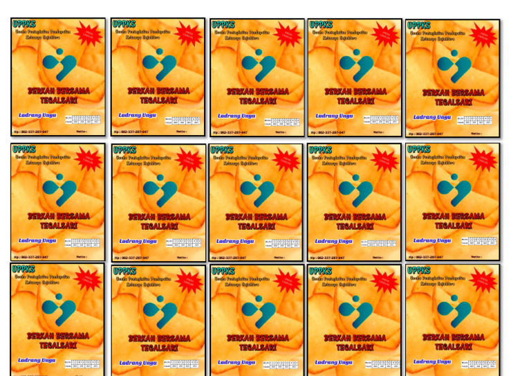 Print Sticker Uppks Keripik Tempe Campuran Ladrang | PDF