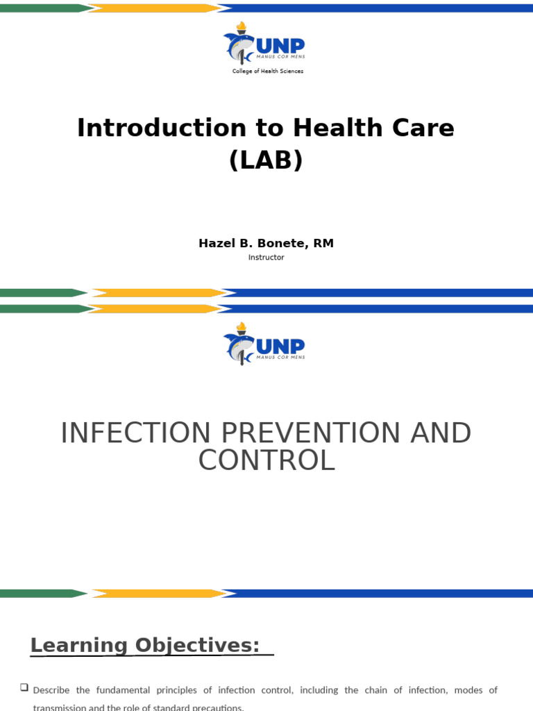 Infection Control IHC Lab | PDF | Infection | Sterilization (Microbiology)