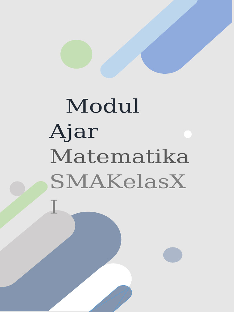 Modul Ajar Matematika: Matriks Kelas 11 | PDF