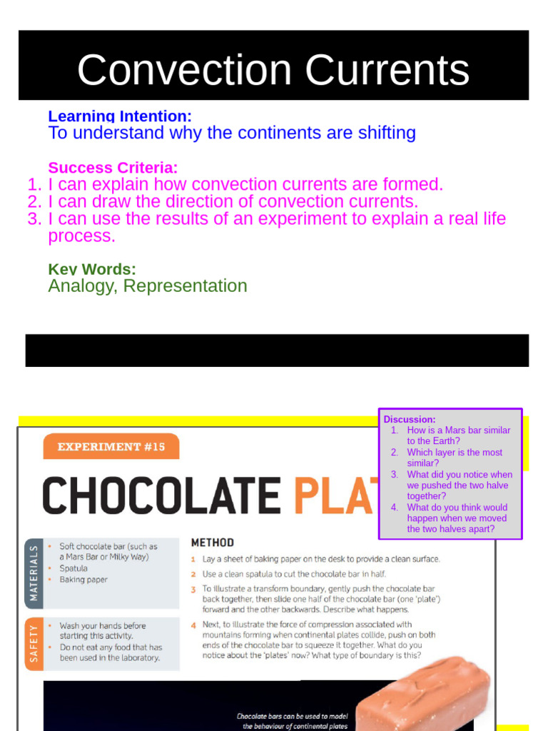 2.3 Convection Currents Prac | PDF | Plate Tectonics | Nature