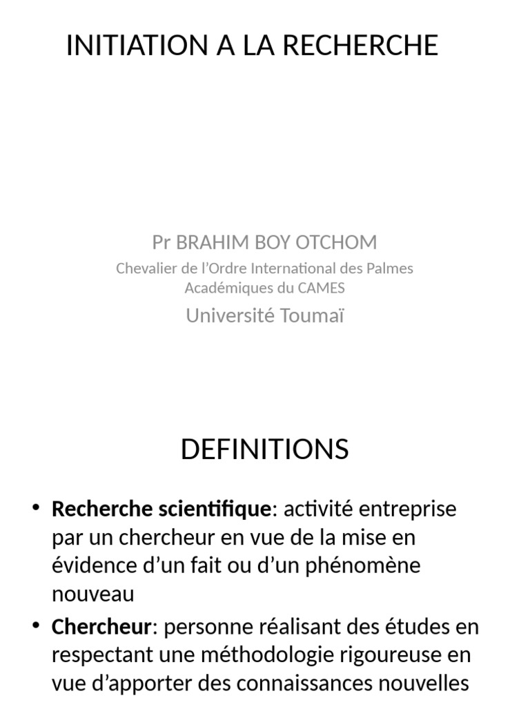 Protocole de Recherche | PDF | Science