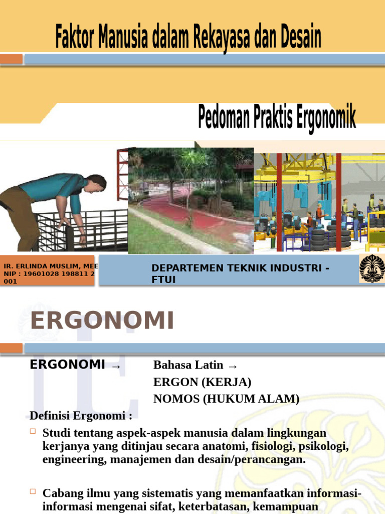 Modul-Hf-Pedoman Praktis Ergonomik | PDF | Teknologi & Rekayasa