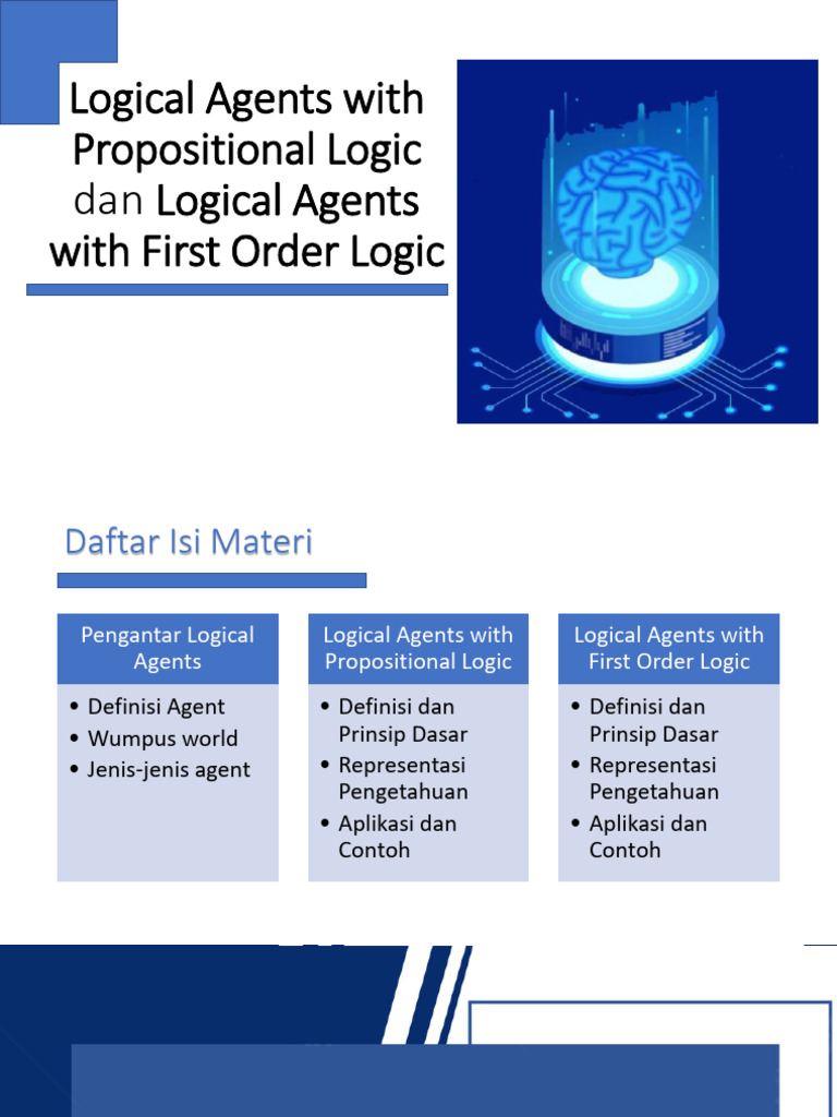 Logical Agents With Propositional Logic | PDF | Komputer | Teknologi & Rekayasa