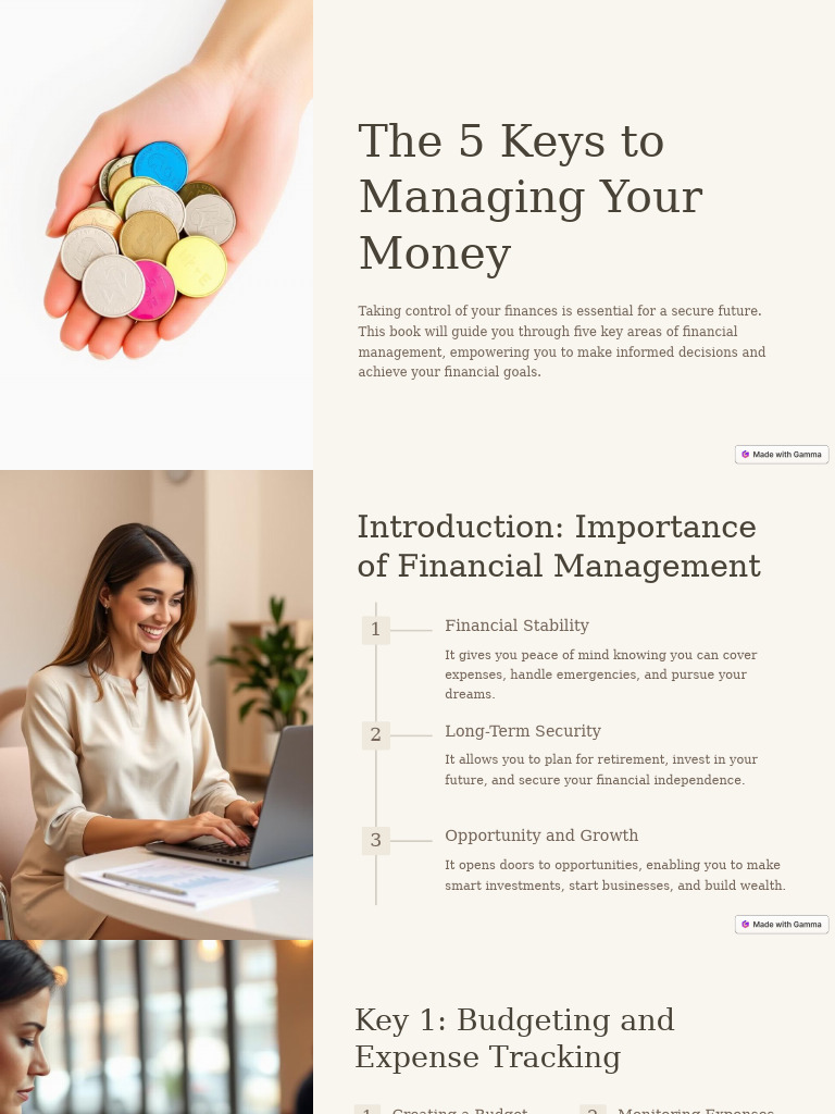 The 5 Keys To Managing Your Money | PDF | Expense | Investing