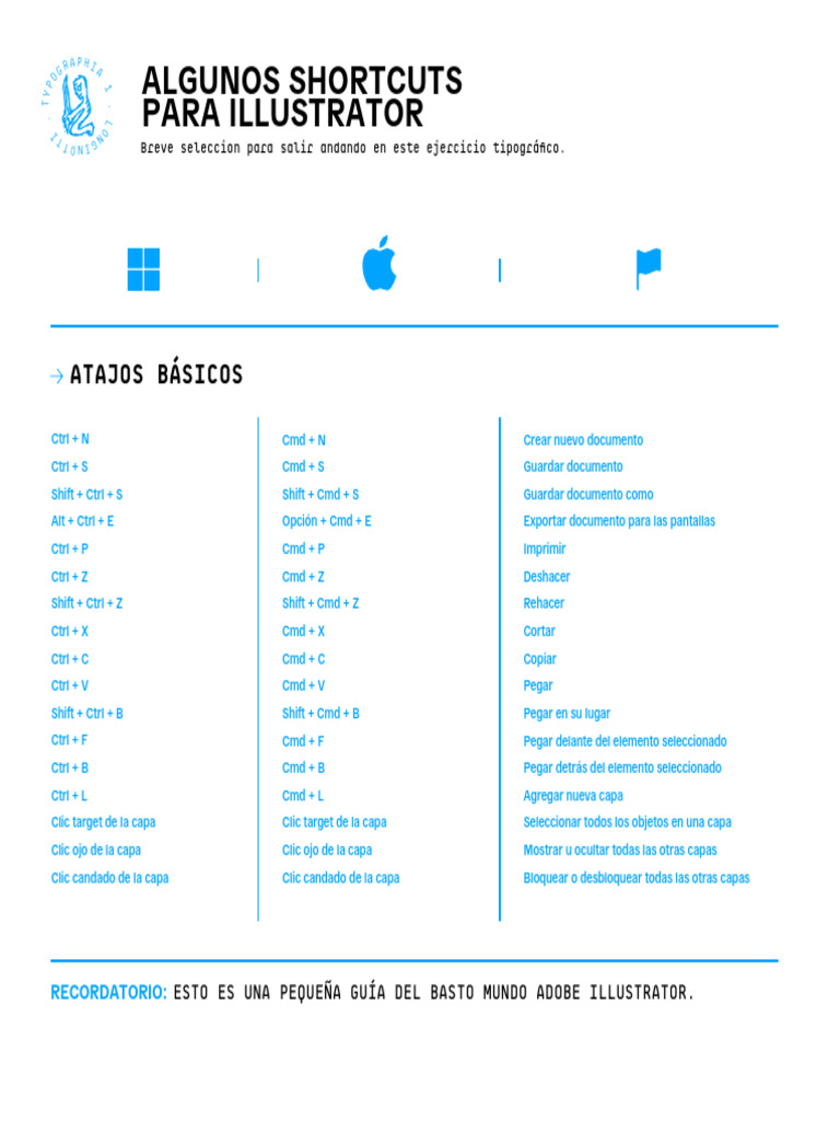 Atajos Esenciales para Adobe Illustrator | PDF | Software