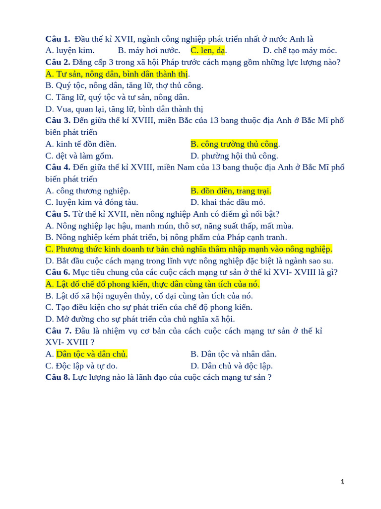 Ôn tập ktra gki 1 sử | PDF