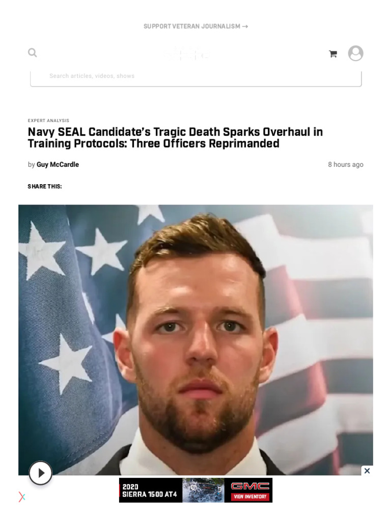 Navy SEAL Training Overhaul After Death | PDF