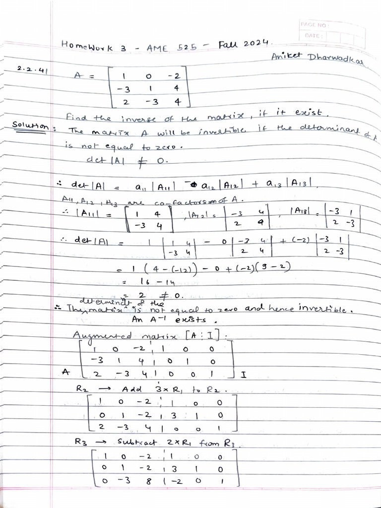 AME525 HW3 AniketDharwadkar | PDF