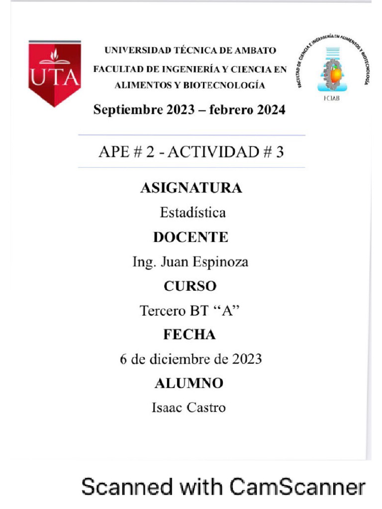Castro Isaac Ape 2 Ac 3 | PDF
