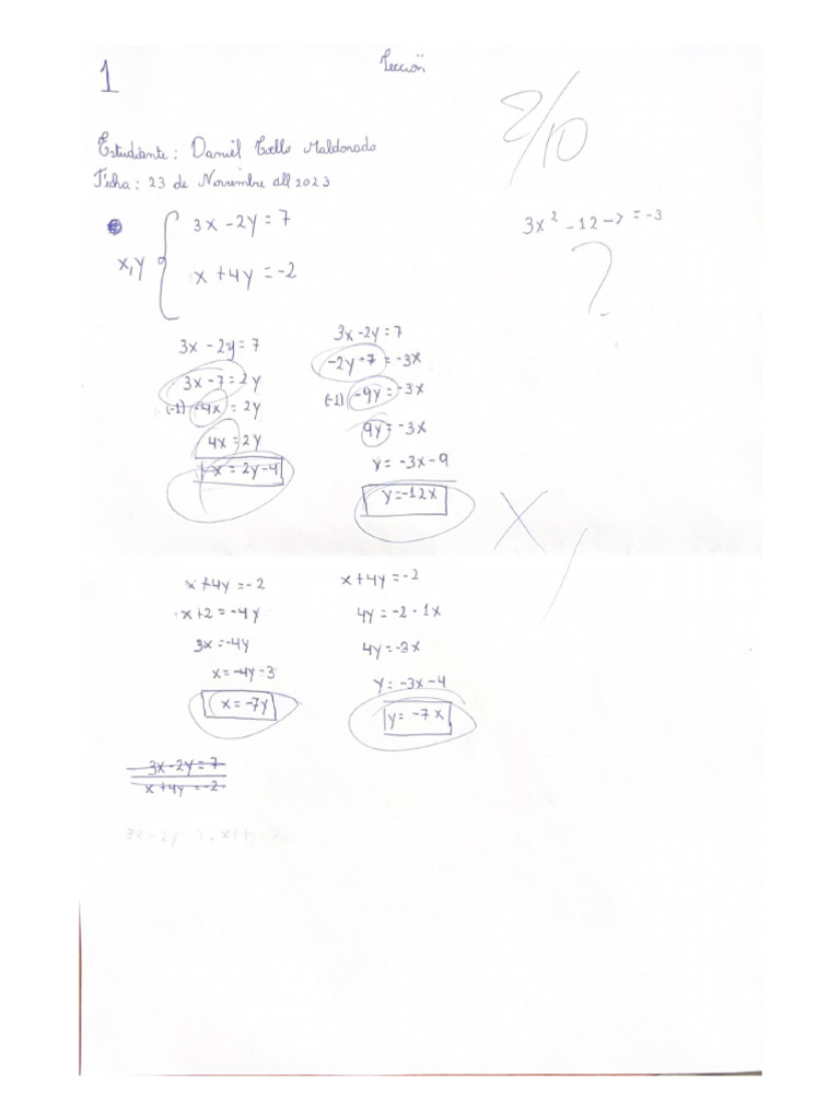 Coello Maldonado Daniel, Lección 1 | PDF