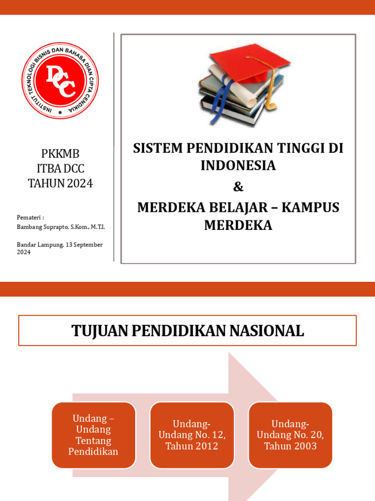 Materi Pak Bambang PKKMB ITBA DCC 2024 | PDF | Karier & Perkembangan