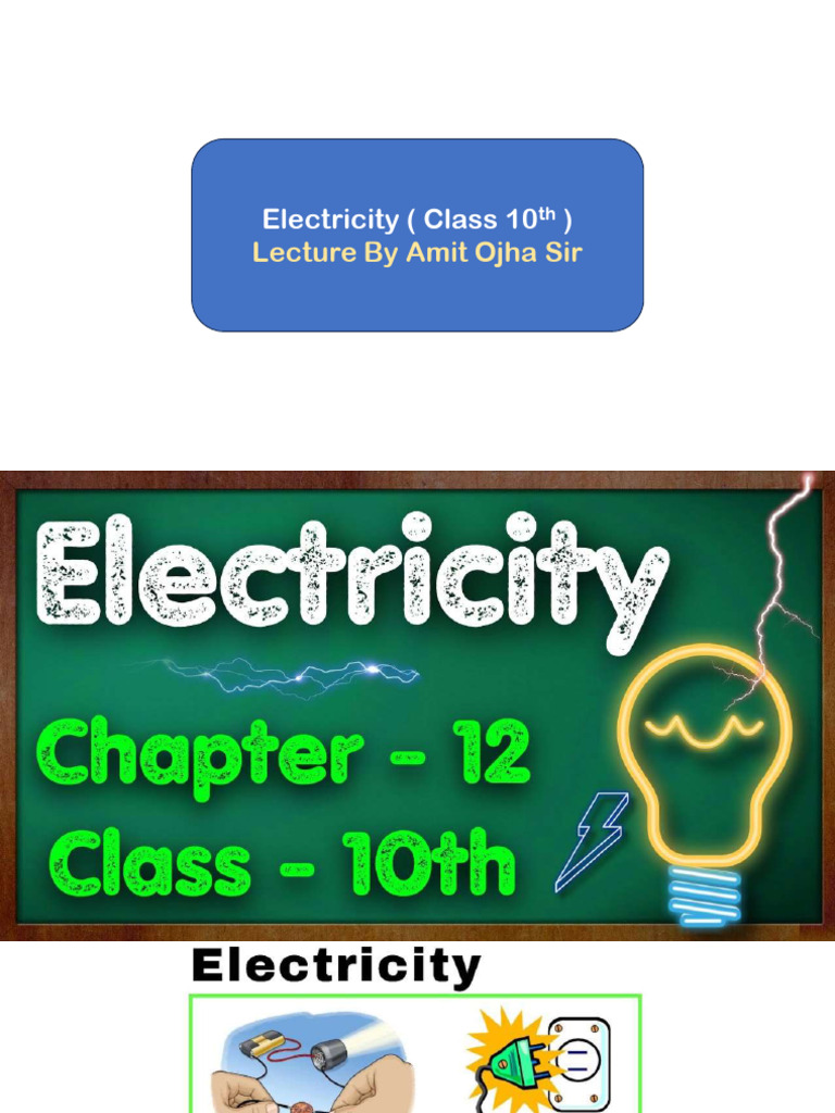 Notes On Electricity Class 10th | PDF | Series And Parallel Circuits ...