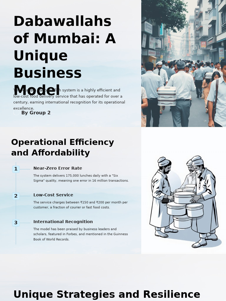 Mumbai Dabbawallahs: Efficient Food Delivery | PDF