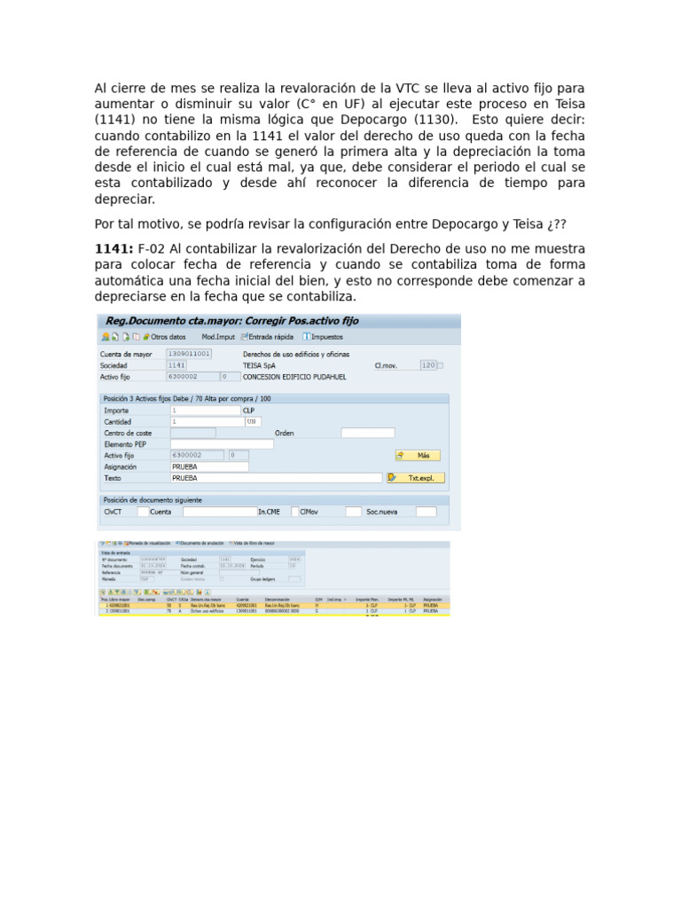 Revalorización VTC: Comparativa Teisa y Depocargo | PDF | Finanzas y dinero