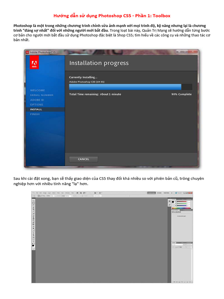 HNG DN S DNG Photoshop CS5 PHN 1 T | PDF