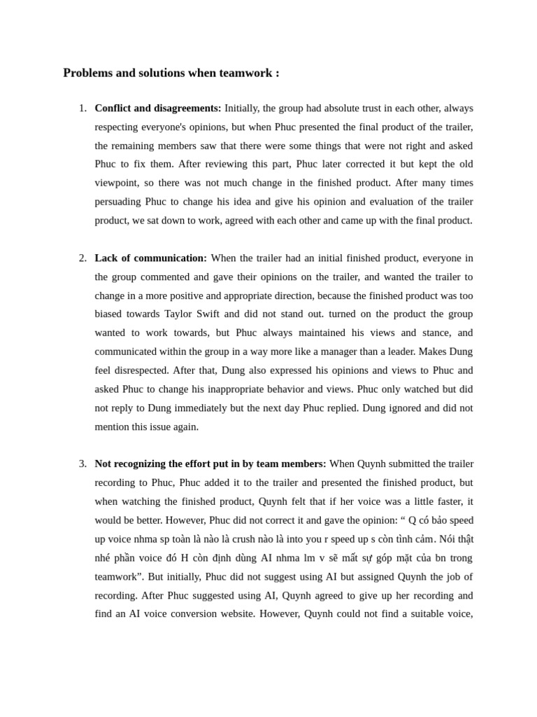 Teamwork Challenges and Solutions | PDF | Career & Growth
