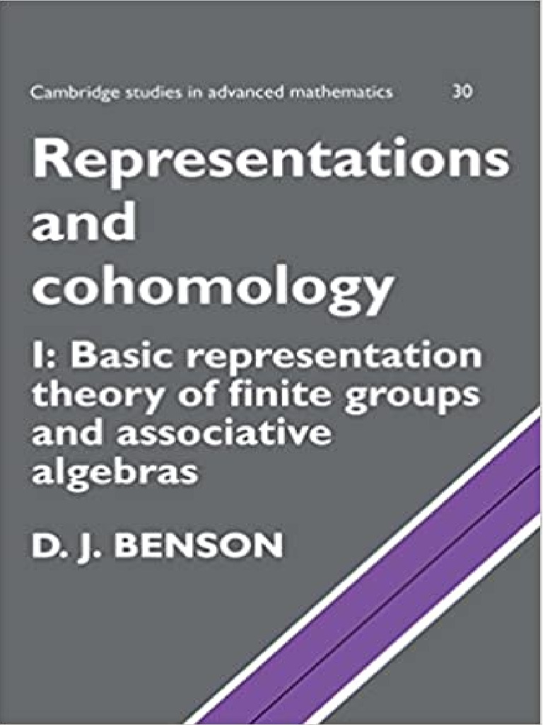 2.8. Representations and Cohomology (Volume 1, Basic Representation ...