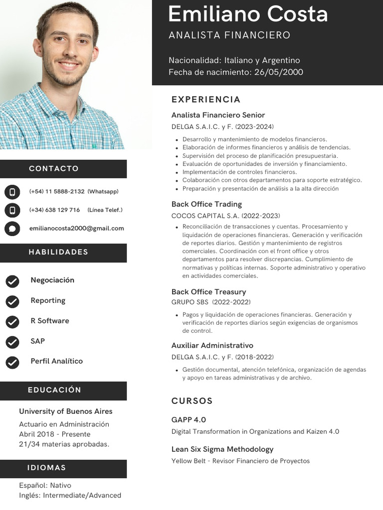CV Ecosta | PDF | Business