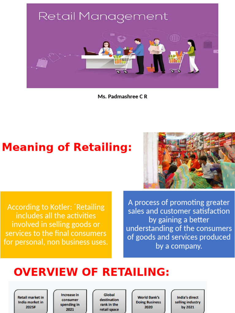 Retail Management | PDF | Retail | Multi Level Marketing