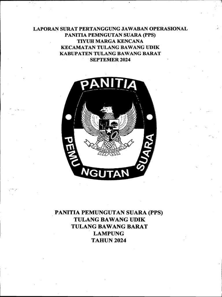 LPJ PPS Marga Kencana September 2024 | PDF