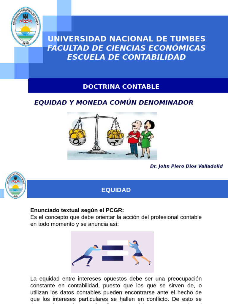 Equidad y Moneda en Contabilidad | PDF | Contabilidad | Estado financiero