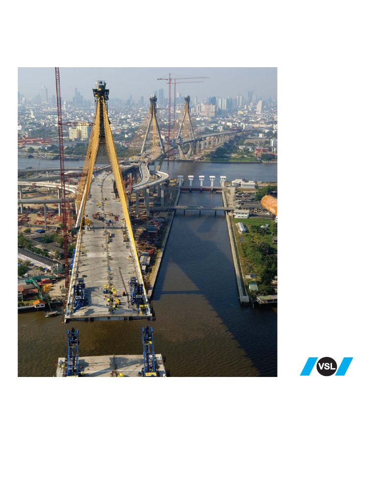 04 VSL Bridge - Construction | PDF | Crane (Machine) | Precast Concrete