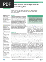 CPET Interpretation Cheat Sheet | PDF | Heart Rate | Clinical Medicine