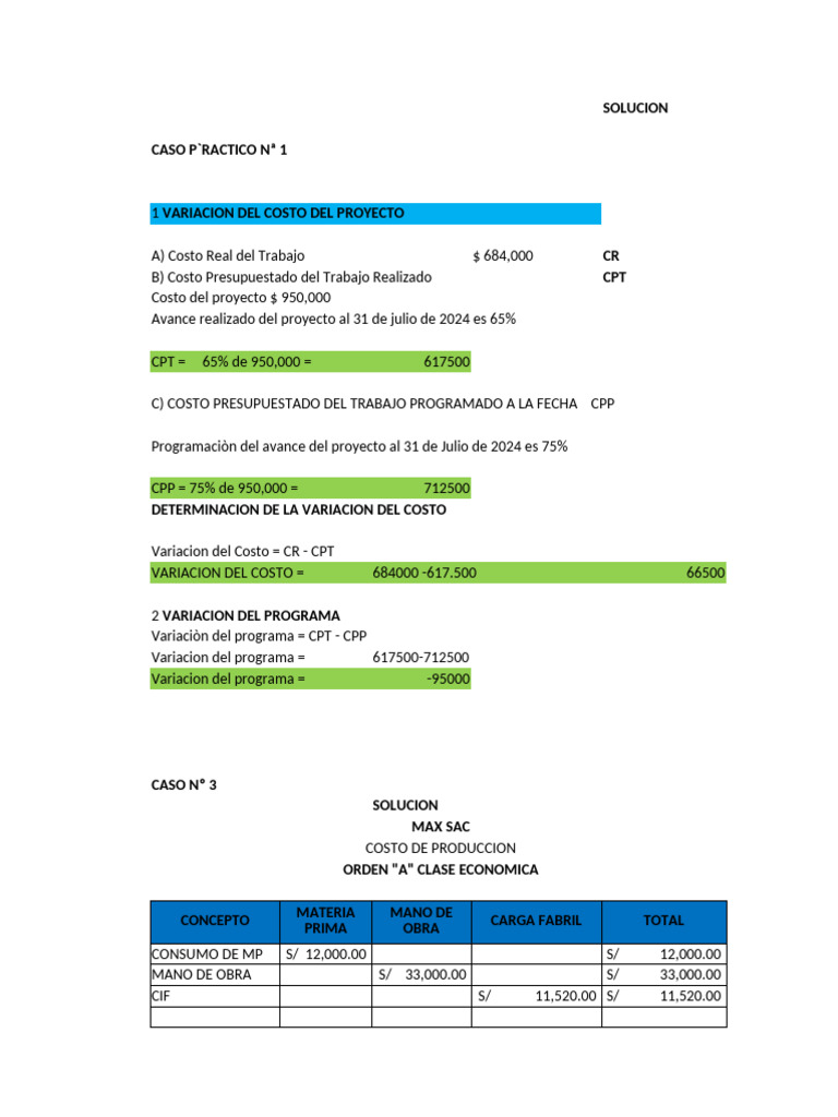 Solucion Caso 28-08-24 Ronald | PDF | Economias