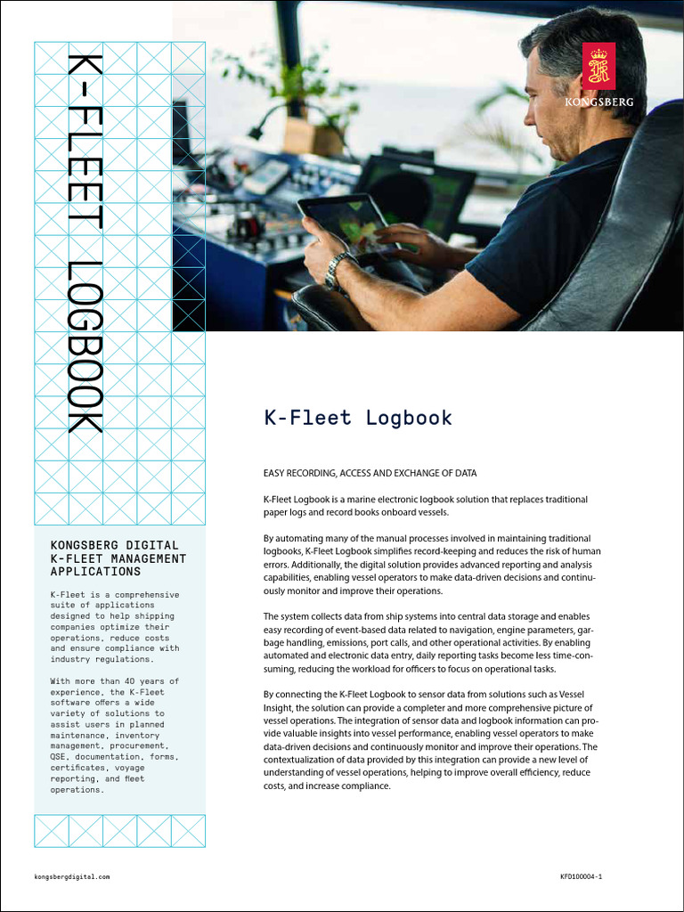 K-Fleet-Logbook Datasheets 03 2023 | PDF | Automation | Computing