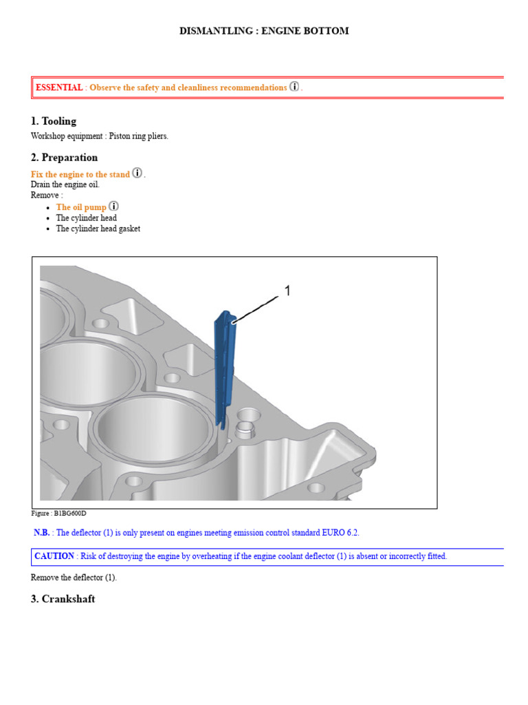 B1BG01KUP0 - 111 - 31-07-2023 - Dismantling - Engine Bottom | PDF ...