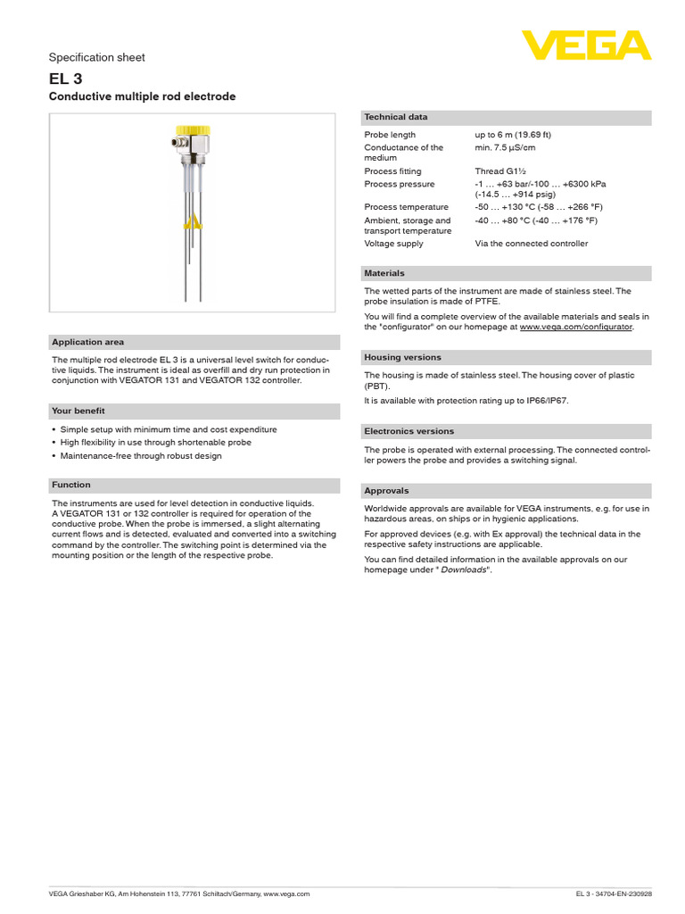 EN EL 3 Conductive Multiple Rod Electrode | PDF | Electrical ...
