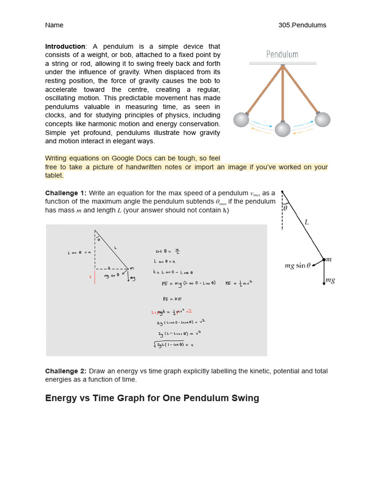 Shiwoo Choi (SeanBonJovi) - 305.pendulums | PDF