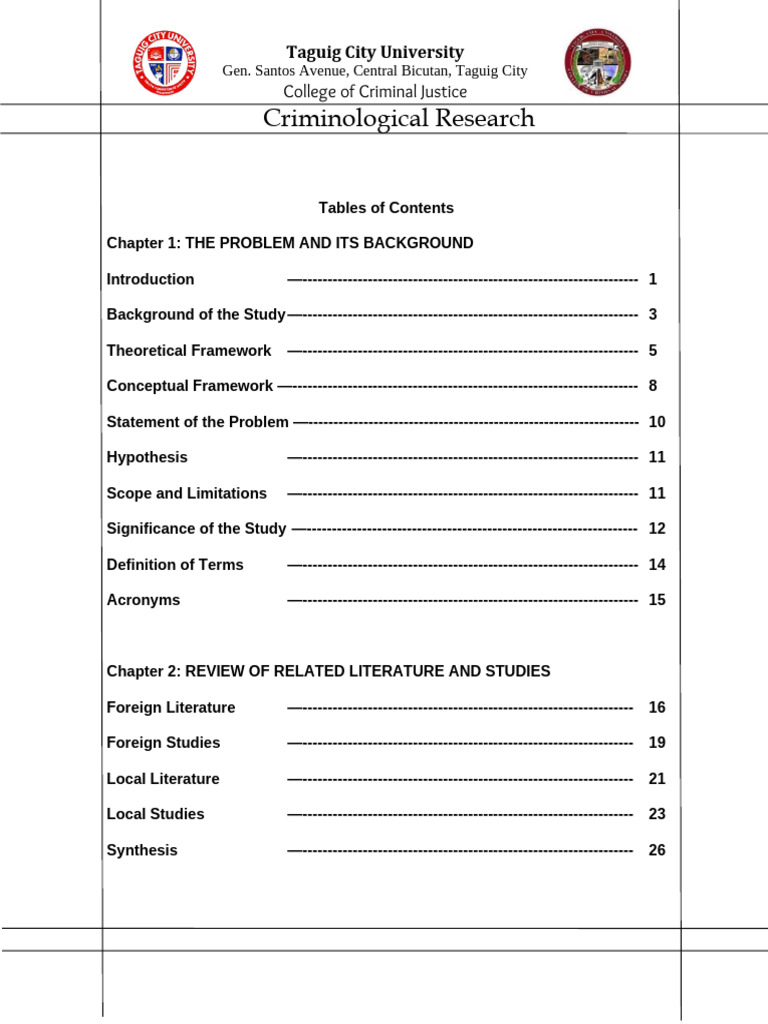 Research Format Crim | PDF | Methodology | Police