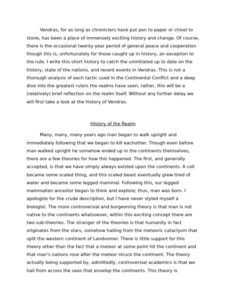 Vendras History | PDF | Guild | Holy Roman Empire