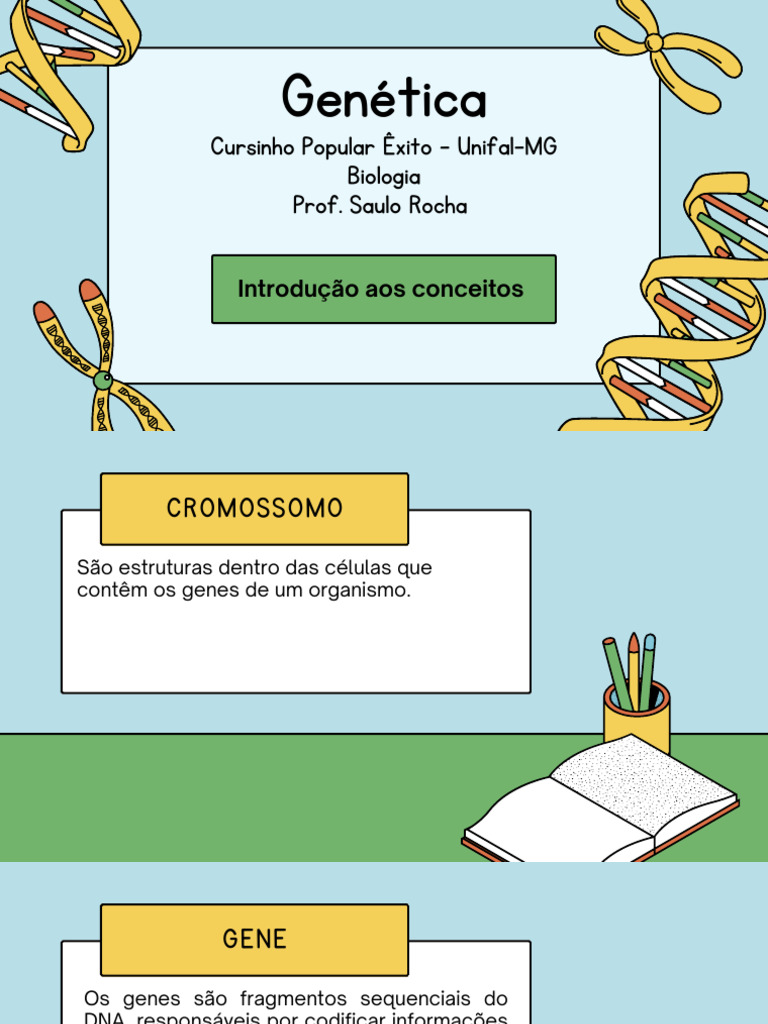 Genética 2024 | PDF | Dominância (genética) | Alelo