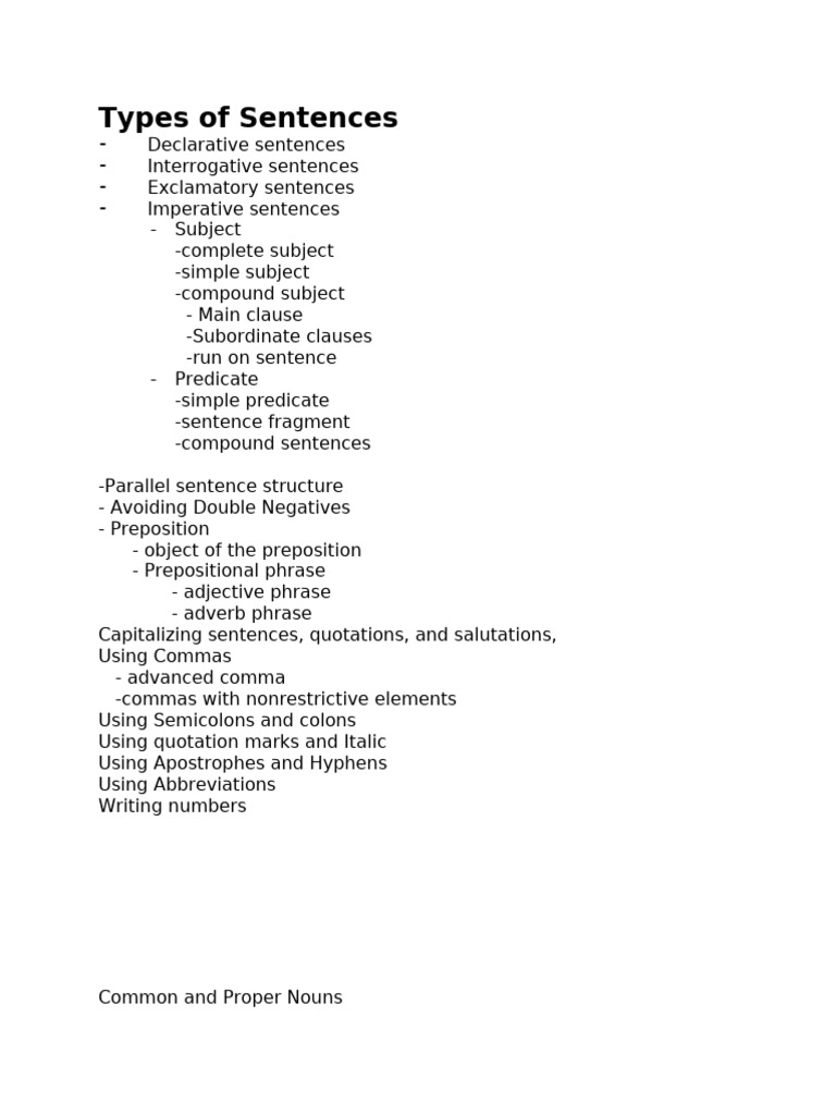 Grammar Grade 6 | PDF | Wellness
