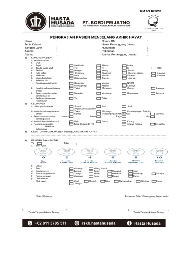 RM 6G FORM AKHIR HAYAT New | PDF