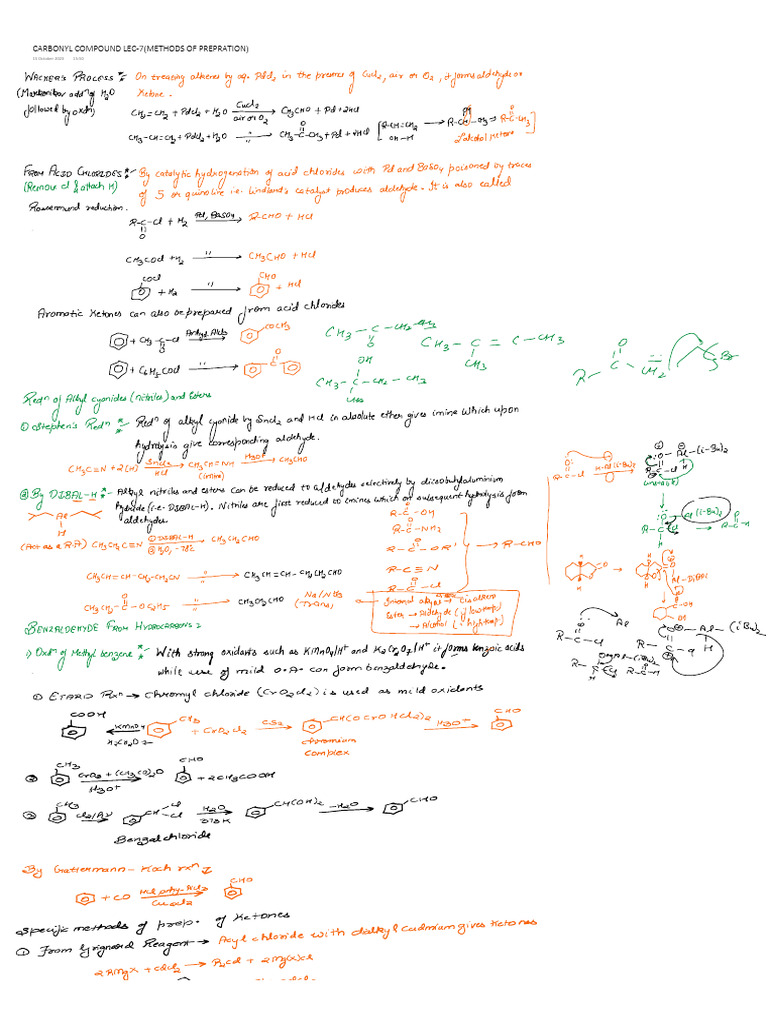 Carbonyl Compound Lec-7 | PDF