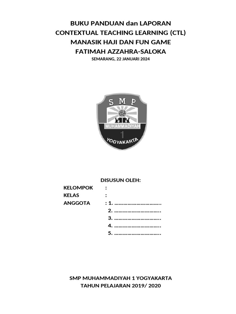 BUKU TUGAS CTL 2024 | PDF