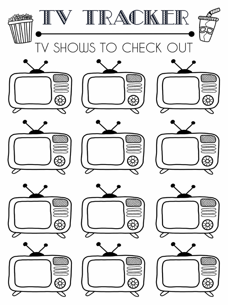 TV TRACKER Black and White | PDF