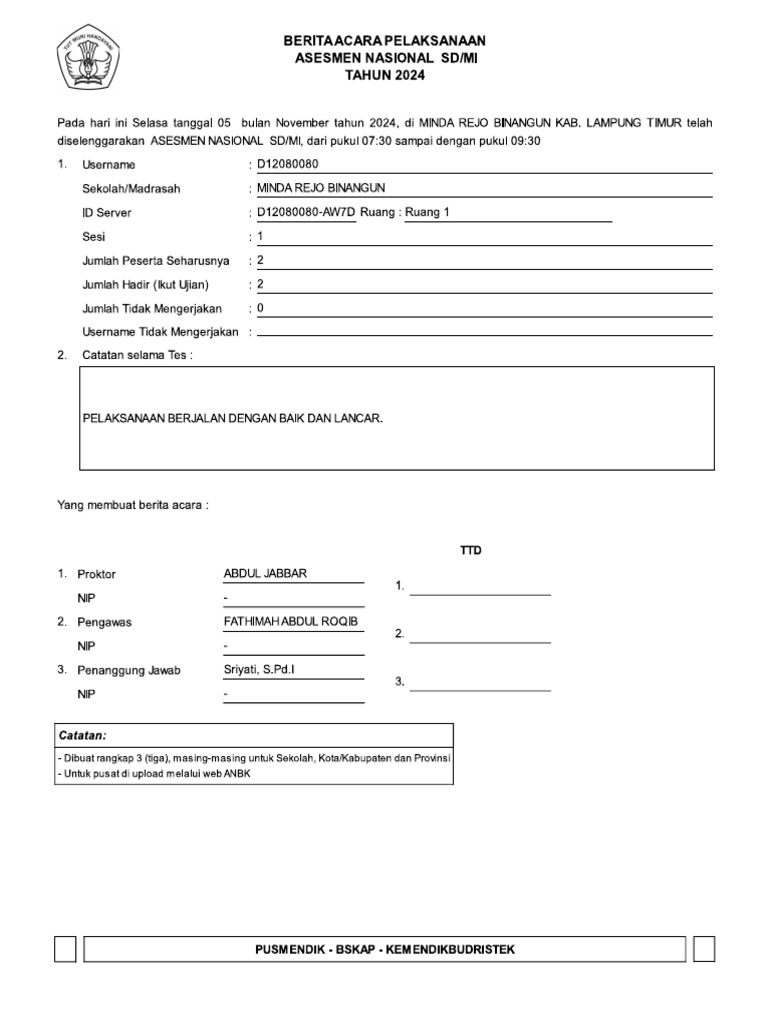 Bap Gladi Anbk Gel 3 Sesi 1 Numerasi | PDF