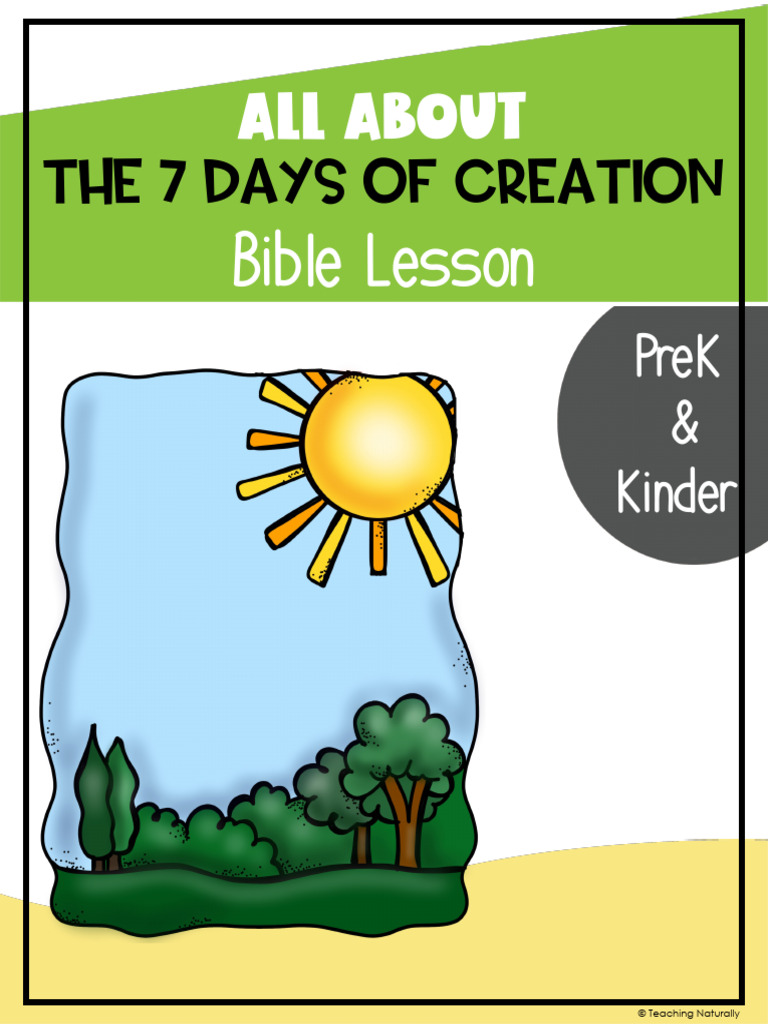 All About Creation Bible Lesson Final | PDF | Genesis Creation ...