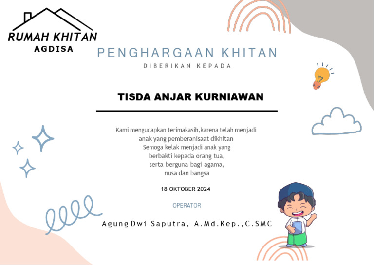 Sertifikat Tisda | PDF