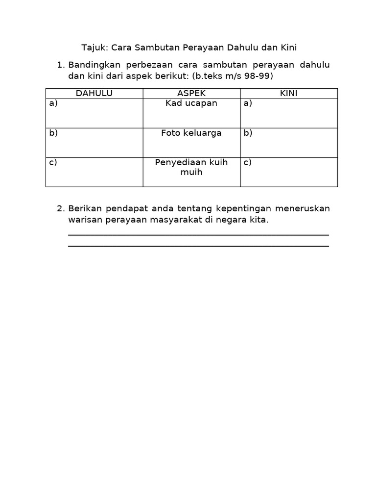 Sej t.6 Cara Sambutan | PDF