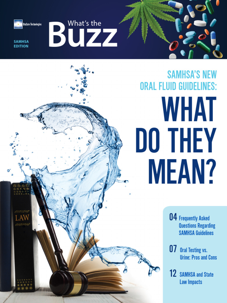 SAMHSA Oral Fluid Guidelines Explained | PDF | Drug Test | Cannabis (Drug)