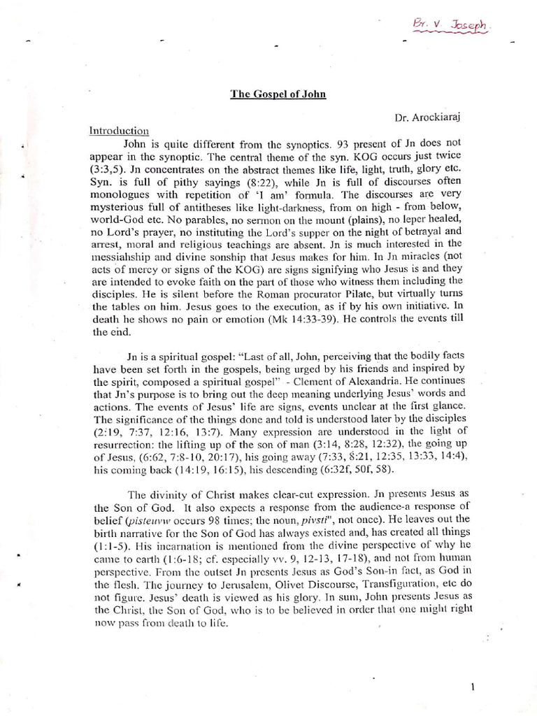 Johannine Literature | PDF