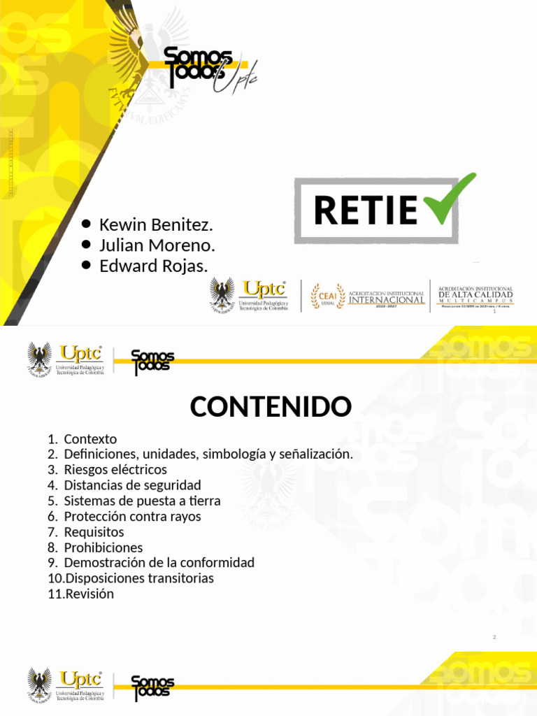 Reglamento Técnico de Instalaciones Eléctricas RETIE | PDF | Ingenieria Eléctrica | Cableado ...