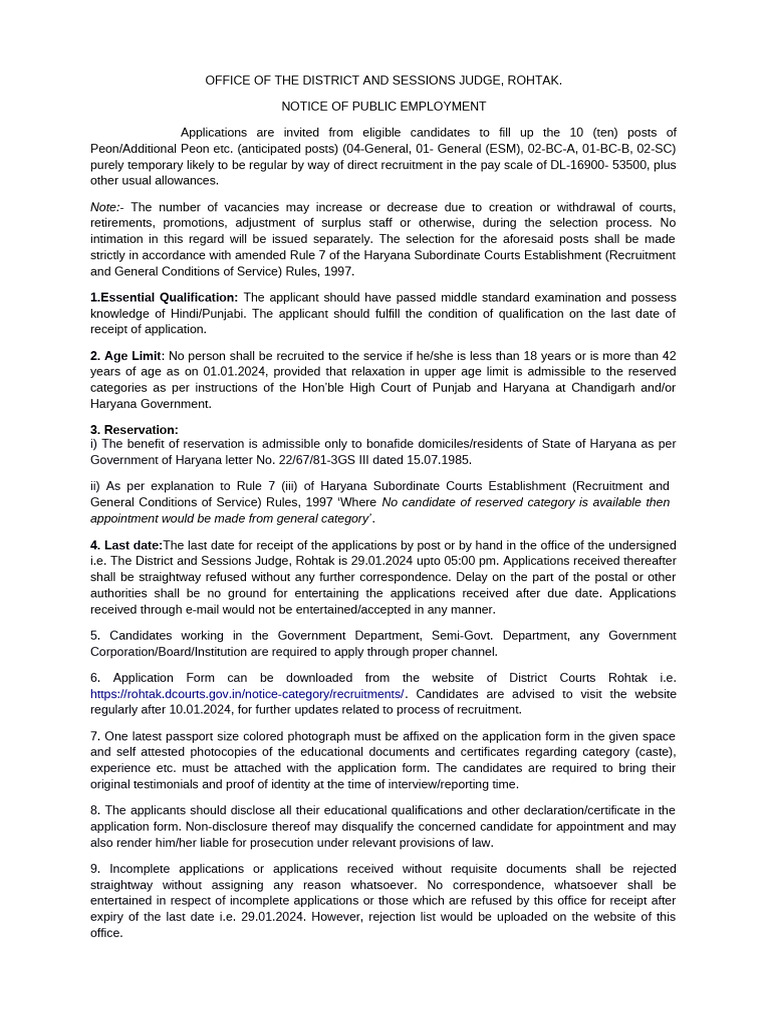 1.essential Qualification:: 3. Reservation | PDF | Justice | Crime & Violence