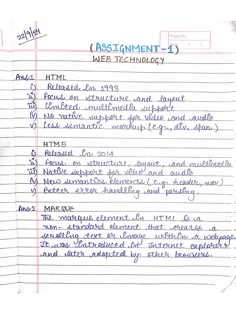 WT Assignment-1 | PDF